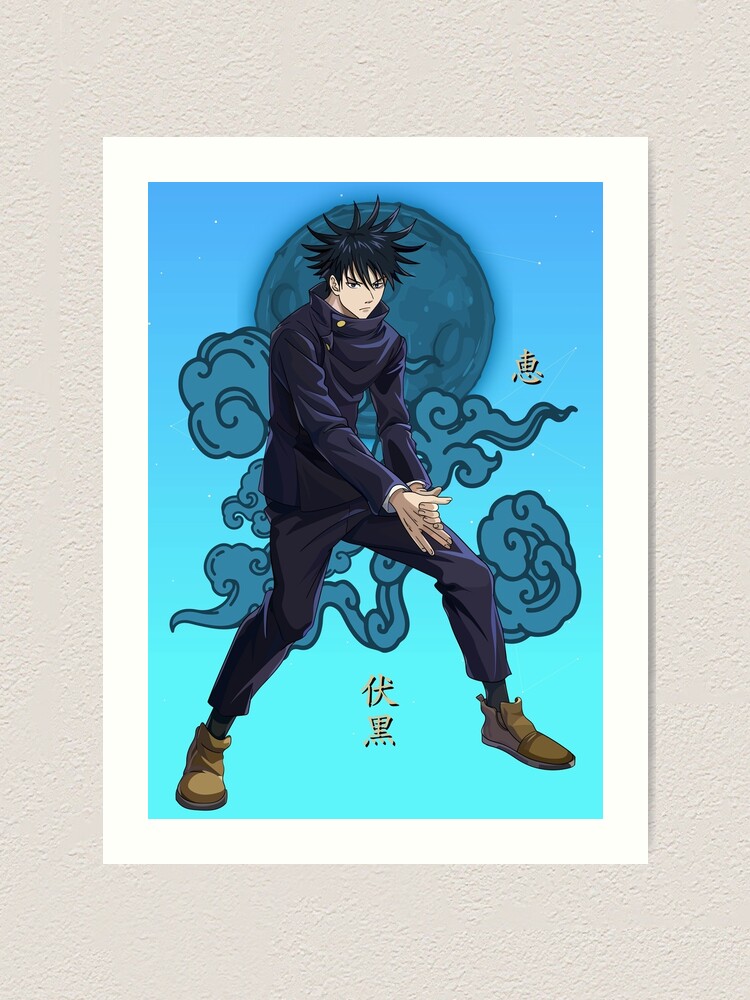 "Megumi Fushiguro Ten Shadows - Jujutsu Kaisen" Art Print for Sale by ...