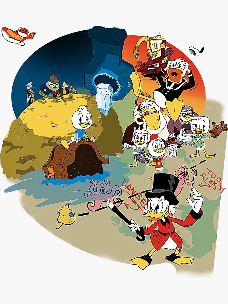 "Ducktales" Sticker for Sale by Shonuffffeinz | Redbubble