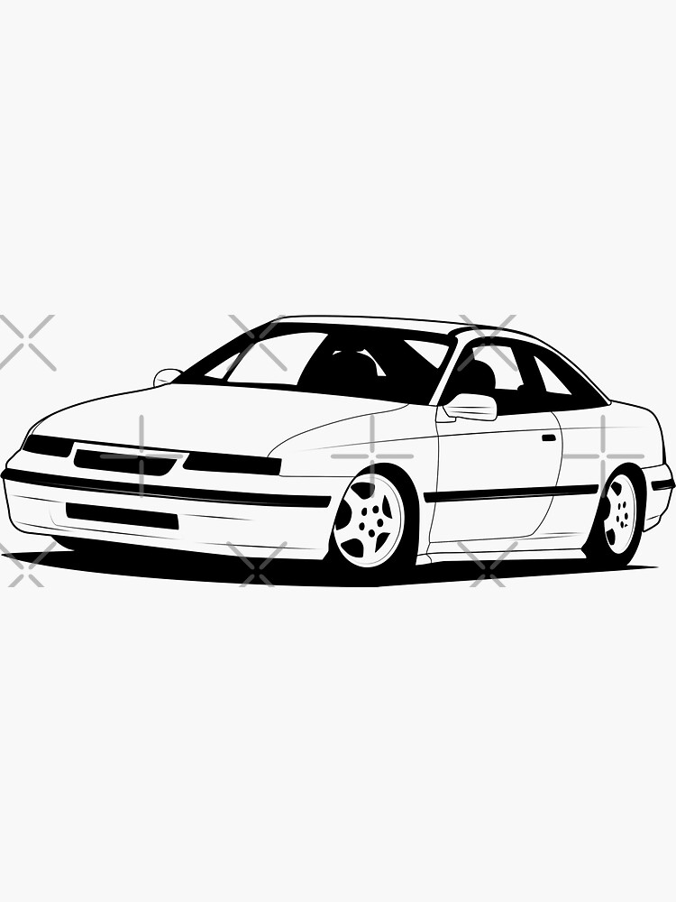 "Calibra GSI 2 " Sticker by citroenc5 | Redbubble