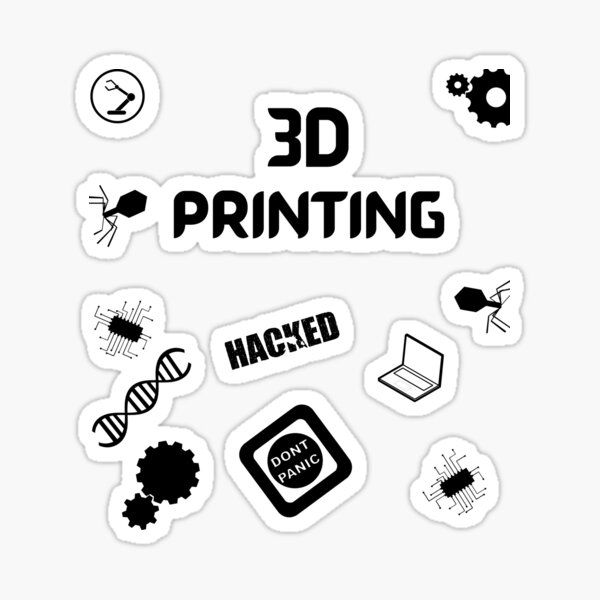 "3D Printing" Sticker for Sale by NiceLabs | Redbubble