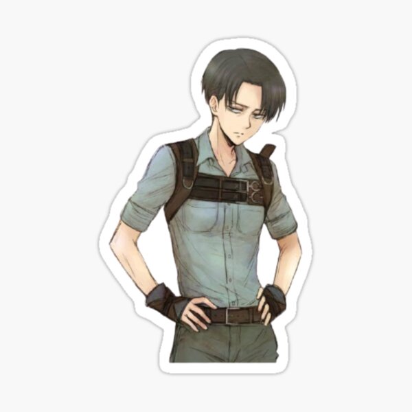"Levi Ackerman Attack On Titan" Sticker by imortell26 | Redbubble