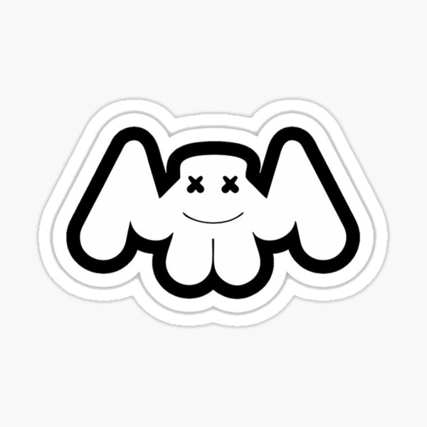 "Marshmello Wallpaper " Sticker for Sale by weningjati | Redbubble