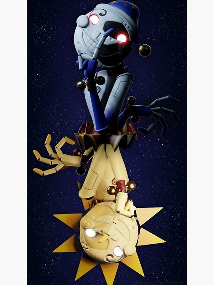 SunDrop and MoonDrop FNAF Security Breach Poster Premium Matte Vertical ...