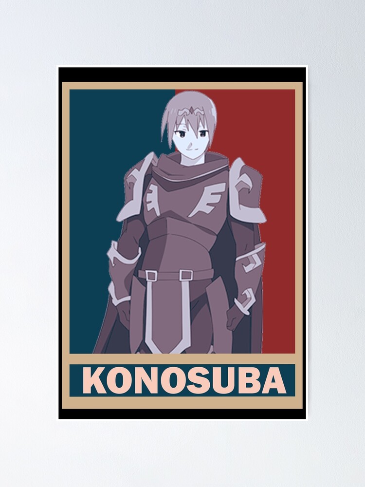 "Mitsurugi Kyouya KonoSuba Kono Subarashii Vintage Vector Anime Design ...