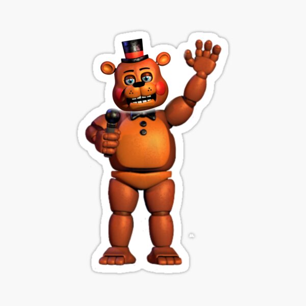 "FNAF Toy Freddy" Sticker for Sale by ChocolateColors | Redbubble