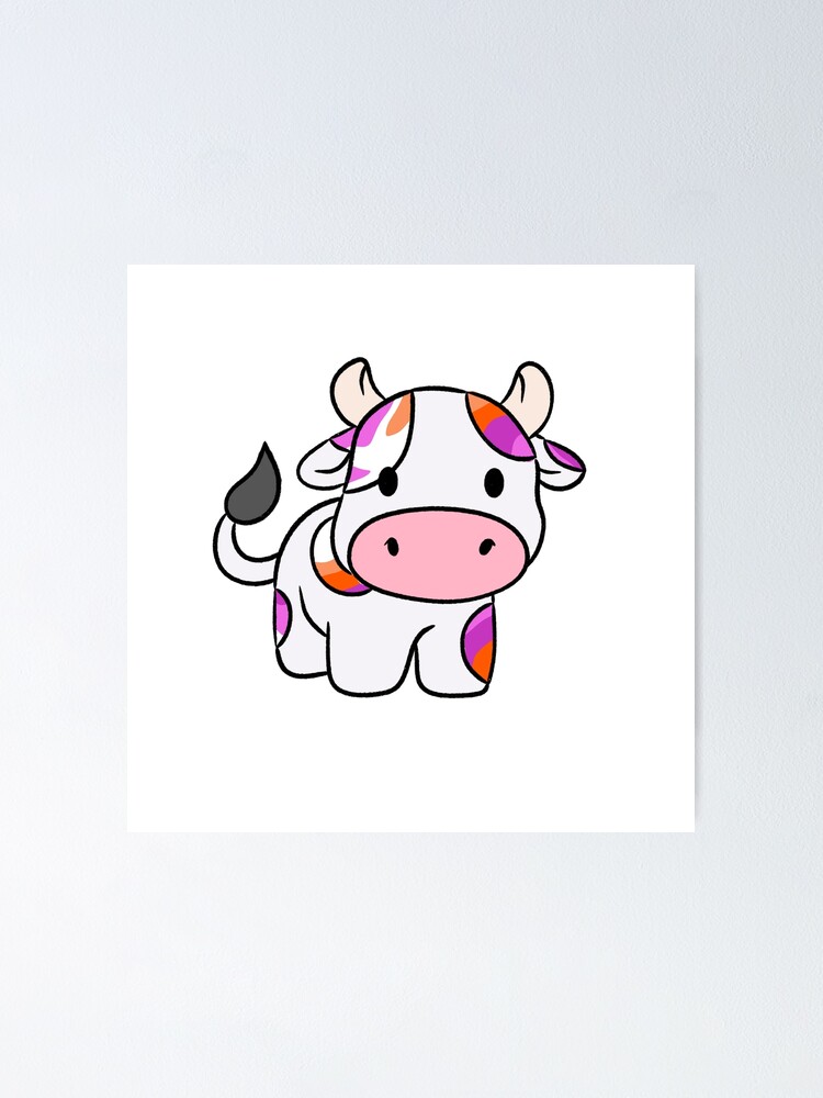 "Lesbian Cow" Poster by mikaelabramley | Redbubble