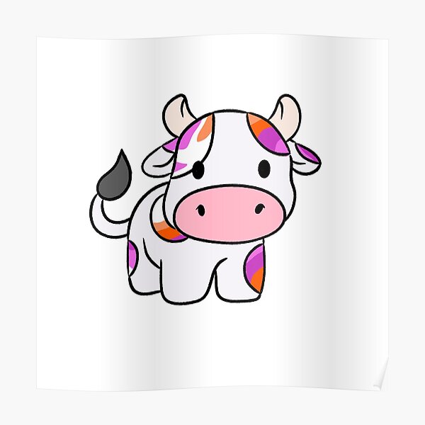 "Lesbian Cow" Poster by mikaelabramley | Redbubble