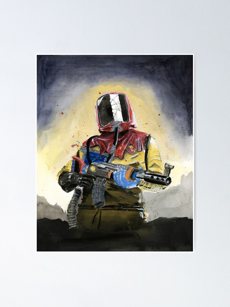 "Rust Hazmat Unofficial Painting" Poster for Sale by schnitzelking21 ...