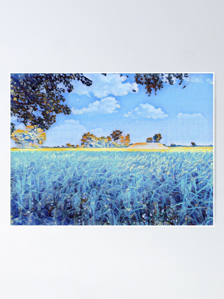 "green field" Poster for Sale by FakeArts | Redbubble