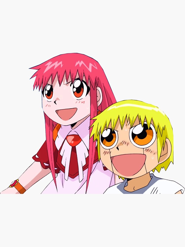 "Tia and Zatch Bell" Sticker for Sale by kawaiicrossing | Redbubble