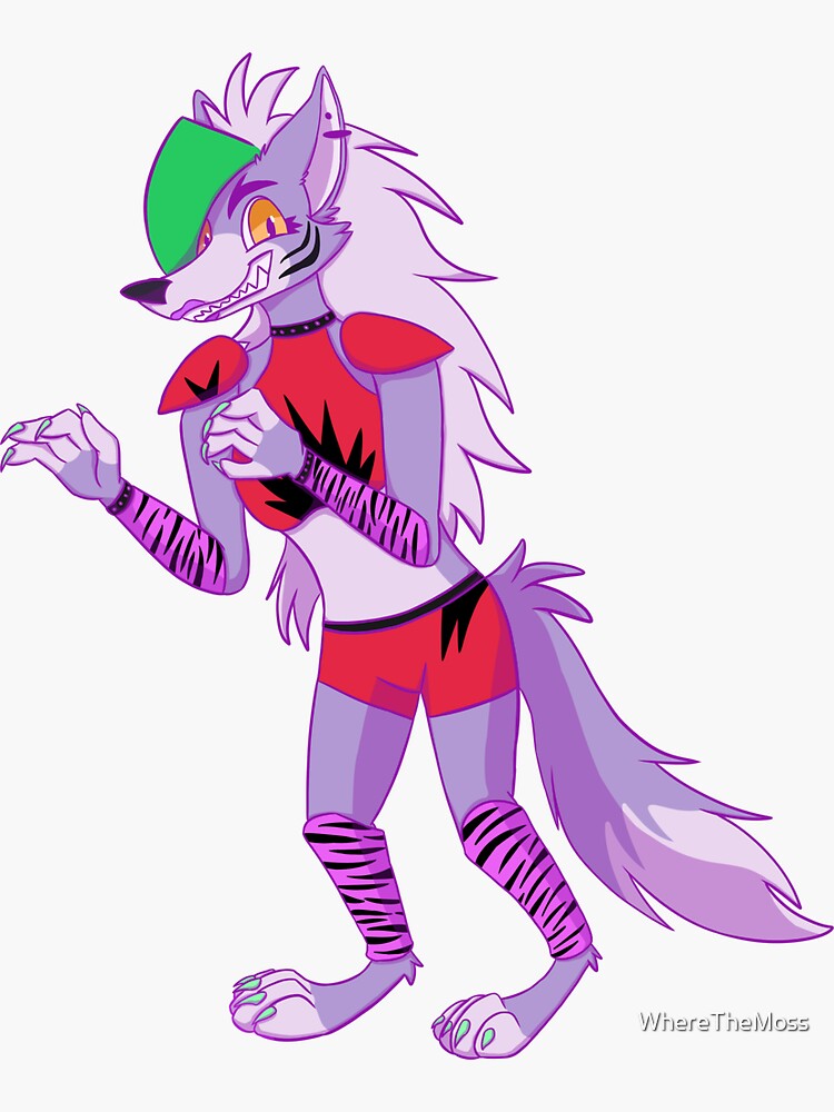 "Roxanne Wolf" Sticker for Sale by WhereTheMoss | Redbubble