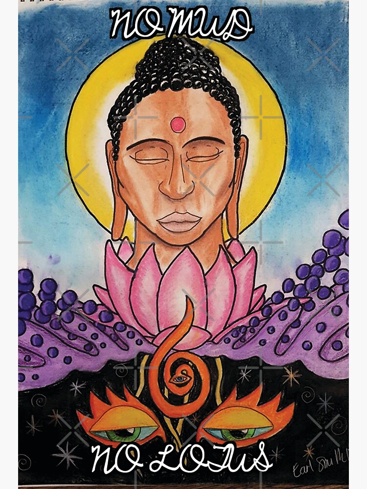 "No Mud No Lotus" Sticker for Sale by IAW-Studios | Redbubble