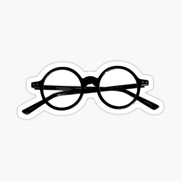 "Nerdy Glasses" Sticker by Reijo12 | Redbubble