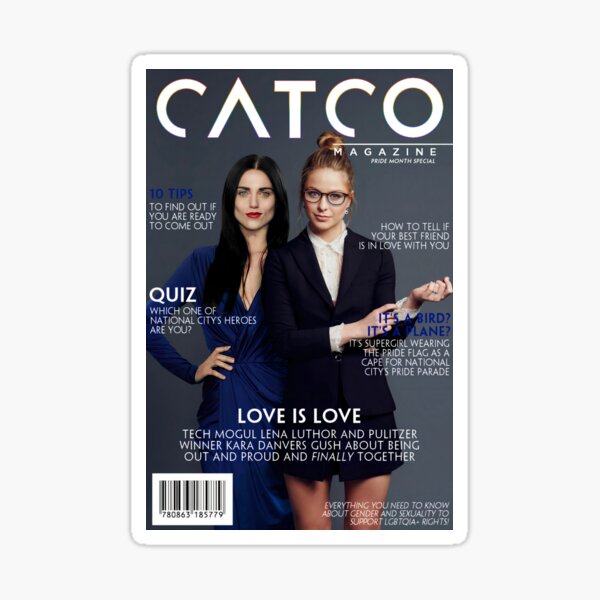 "Supercorp | catco magazine pride month special" Sticker for Sale by ...