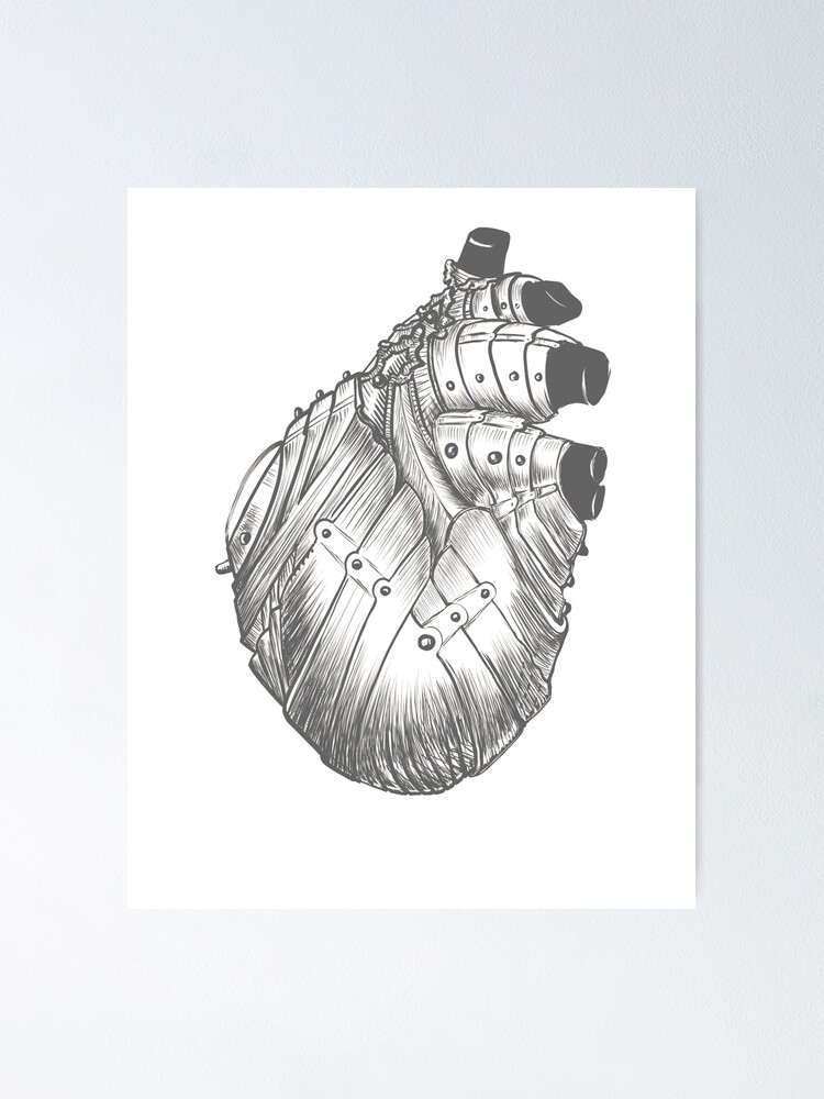 "Heart of Armor" Poster for Sale by XenMina-Designs | Redbubble
