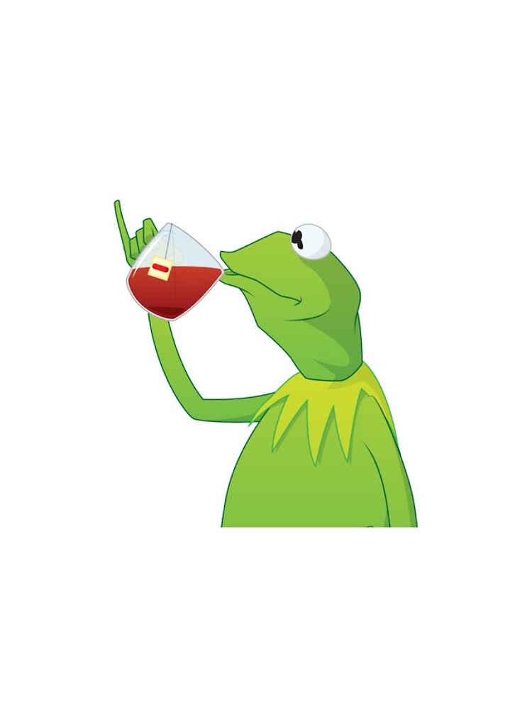 "Kermit Drinking Tea" iPhone Case for Sale by Darealjax | Redbubble