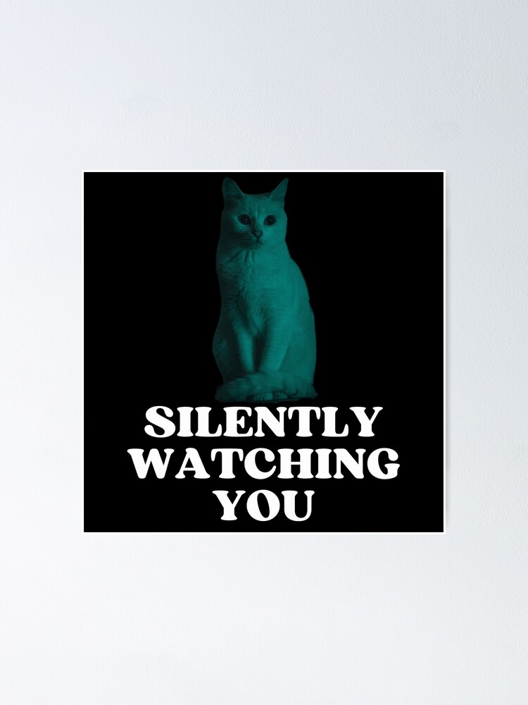 "SILENTLY WATCHING YOU - Funny Cat Pictures with Captions and Cat ...