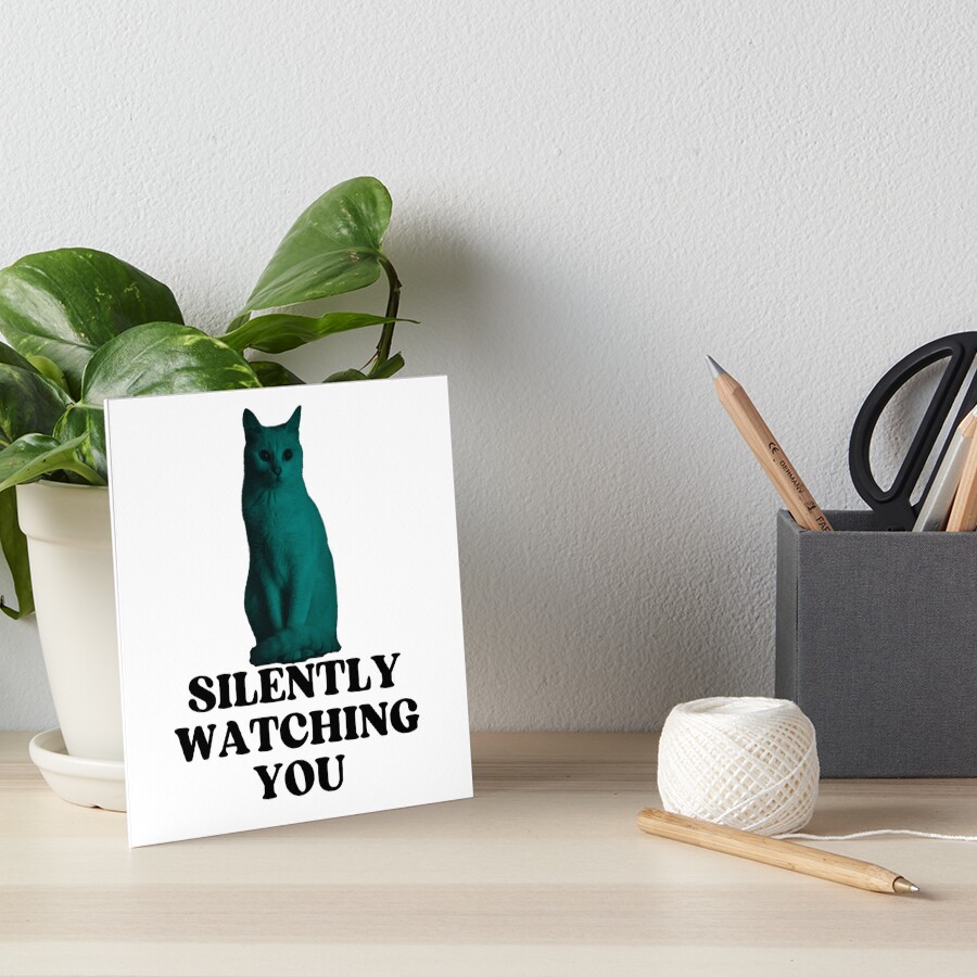 "SILENTLY WATCHING YOU - Funny Cat Pictures with Captions and Cat ...