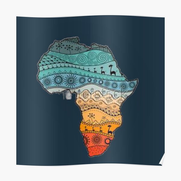 "pan african flag" Poster by Enneffati | Redbubble
