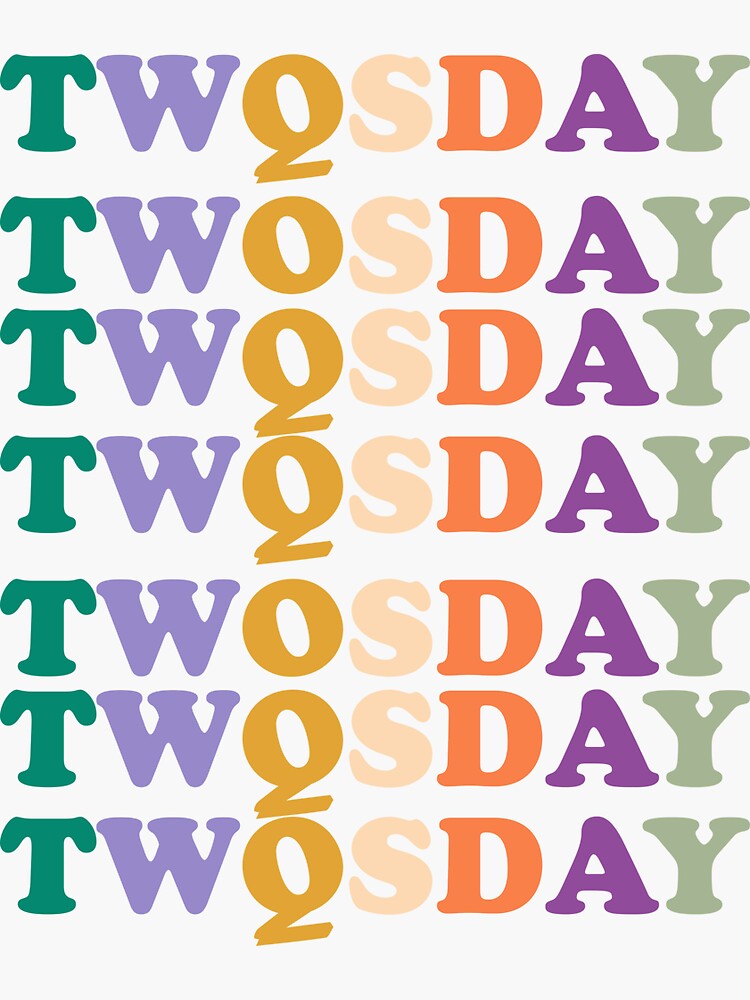 "Twosday 2 22 22 twos day 2022-02-22 Funny Design" Sticker for Sale by ...