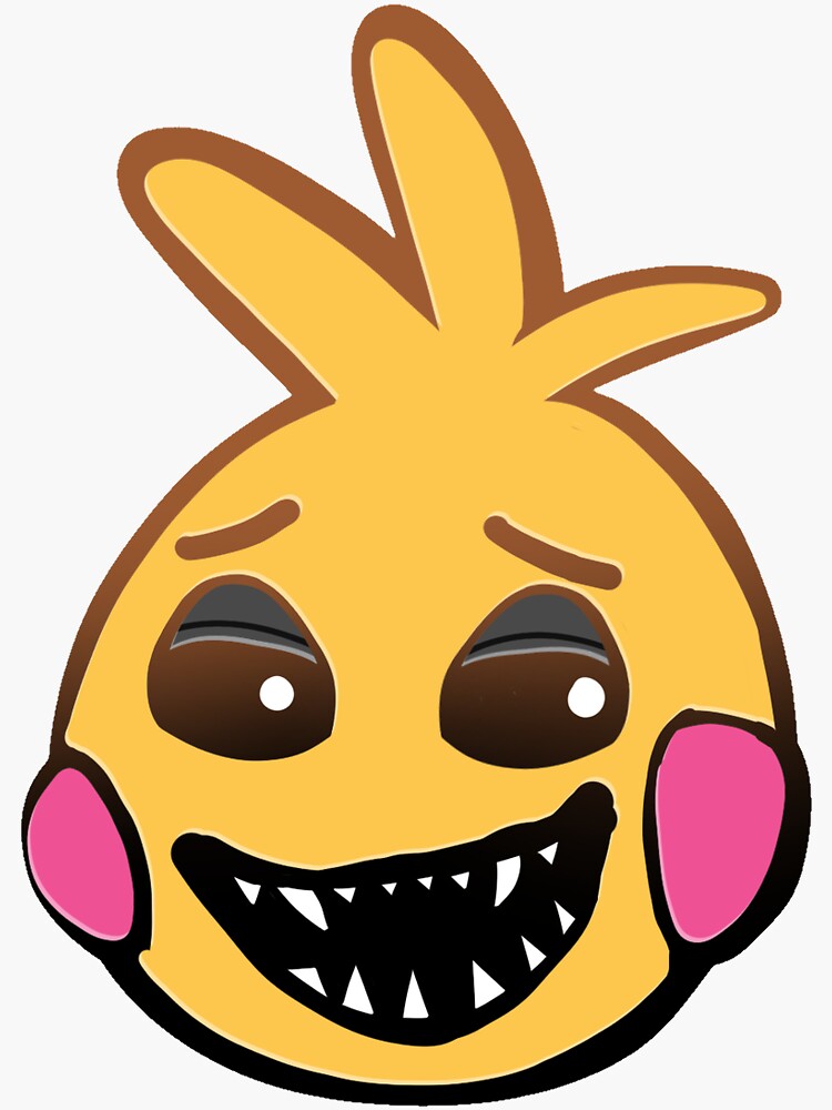 "Toy Chica Stickers" Sticker for Sale by Tenguk0 | Redbubble