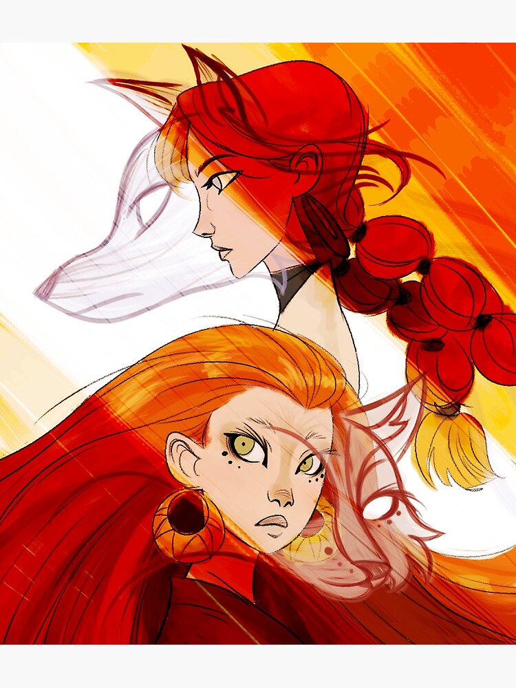 "Robyn and Mebh" Art Print for Sale by Natatai | Redbubble