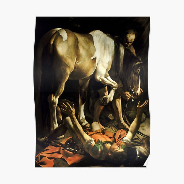 "Caravaggio's The Conversion of Saint Paul on the Road to Damascus ...
