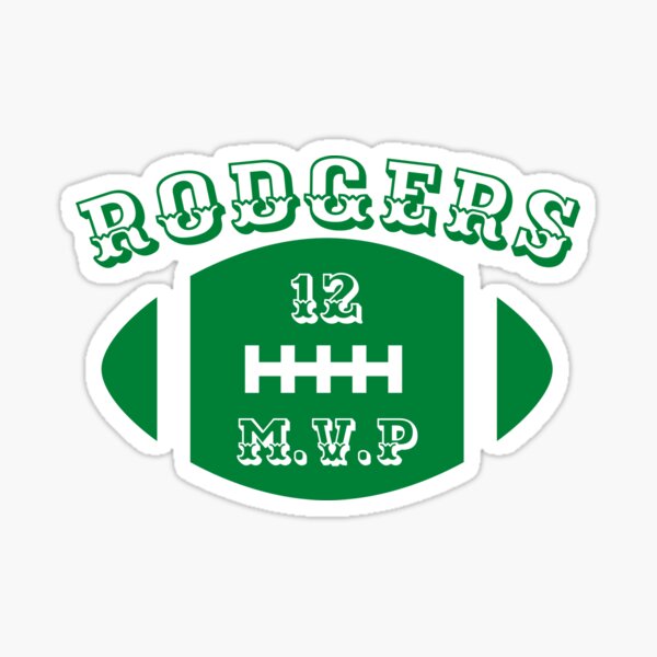 "Aaron Rodgers 12 MVP" Sticker for Sale by AbdoHaggag | Redbubble