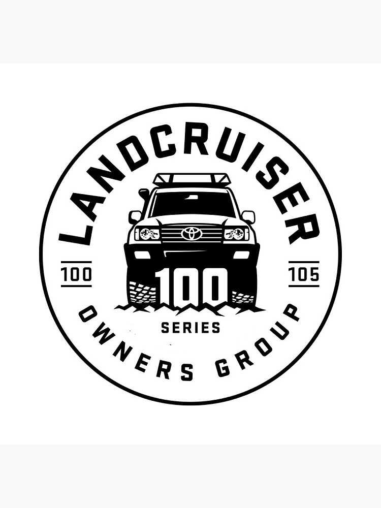 "100/105 Landcruiser series club" Sticker for Sale by Dakoda312 | Redbubble
