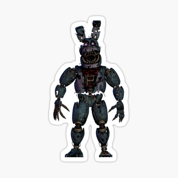 "FNAF Nightmare Bonnie" Sticker von ChocolateColors | Redbubble
