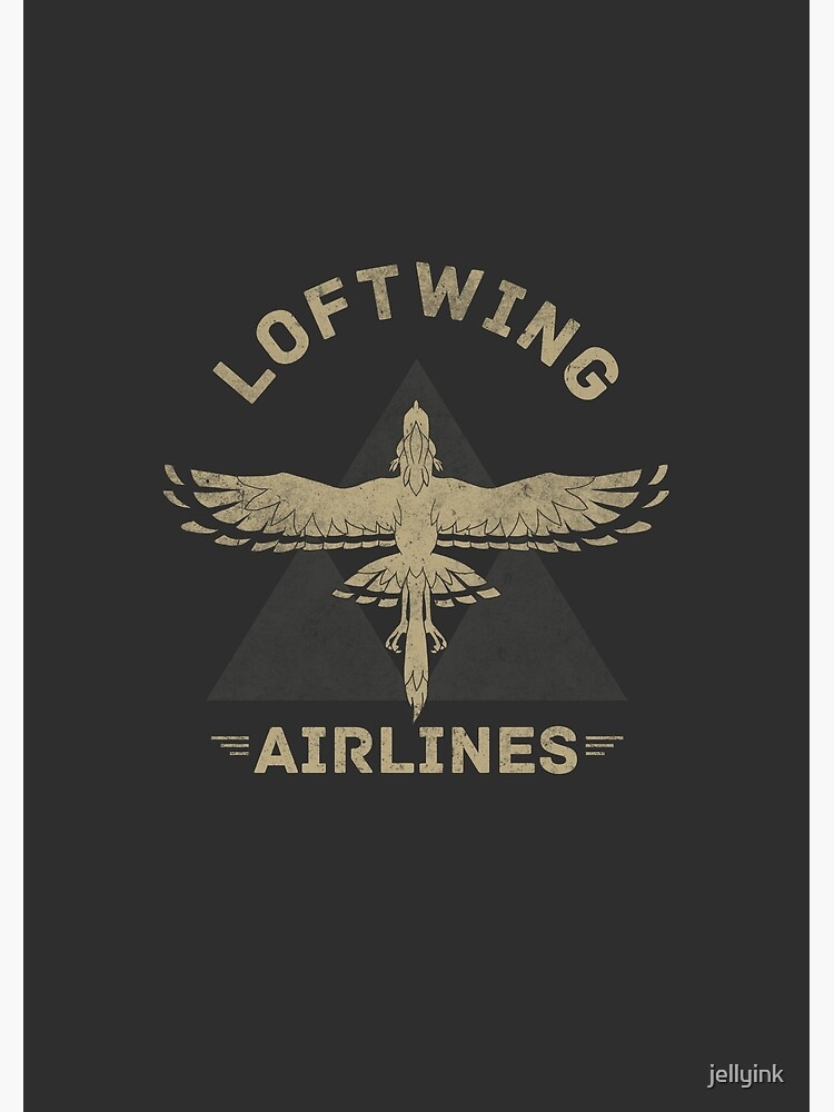 "Loftwing Airlines" Poster by jellyink | Redbubble