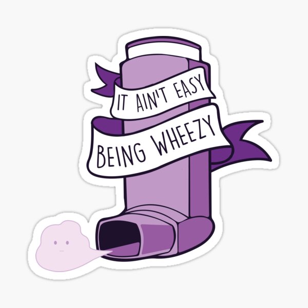 It Aint Easy Being Wheezy Cute Purple Sticker For Windows Cars