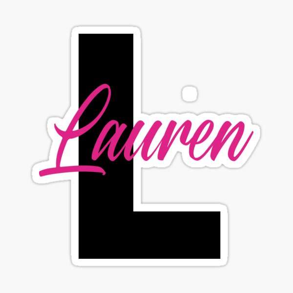 "Lauren" Sticker by Steatoda | Redbubble