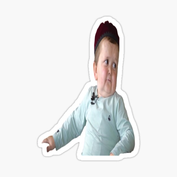 "Hasbulla Interview Angry" Sticker by BitternotMeme | Redbubble