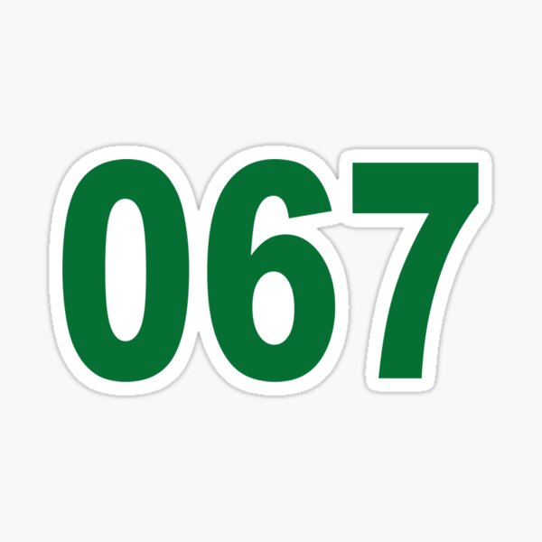 "Cosplay Halloween Costume Player 067 Korean kdrama" Sticker for Sale ...