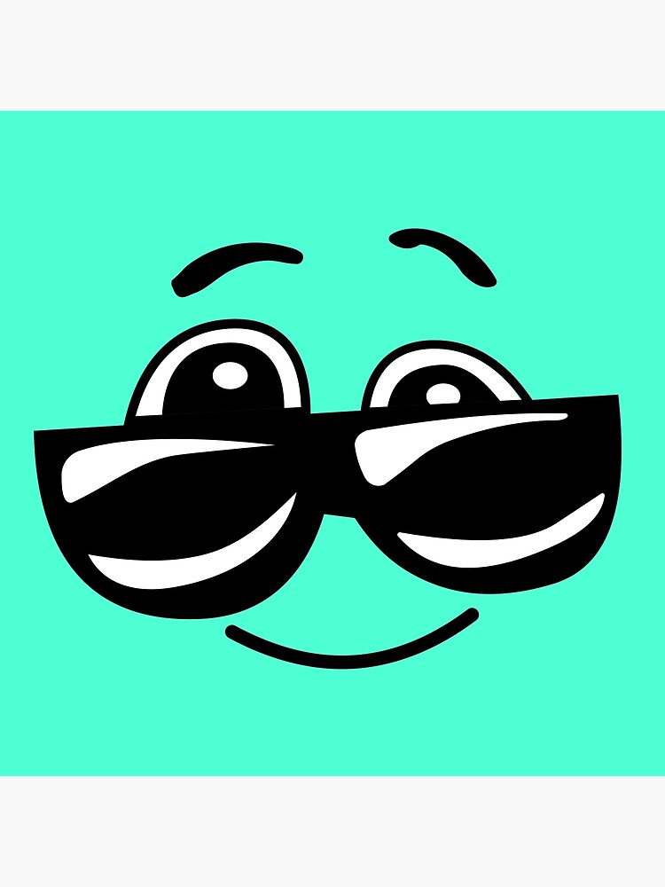 "Cute sunglasses emoji" Poster for Sale by emojiss | Redbubble