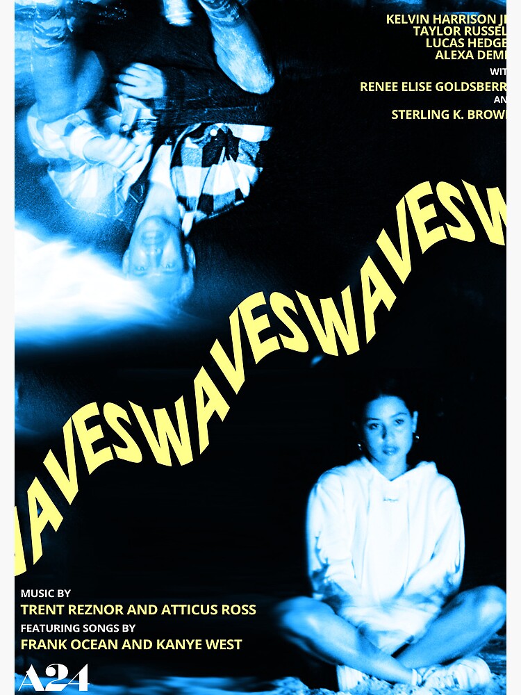 "WAVES a24 poster" Spiral Notebook for Sale by thefirret | Redbubble