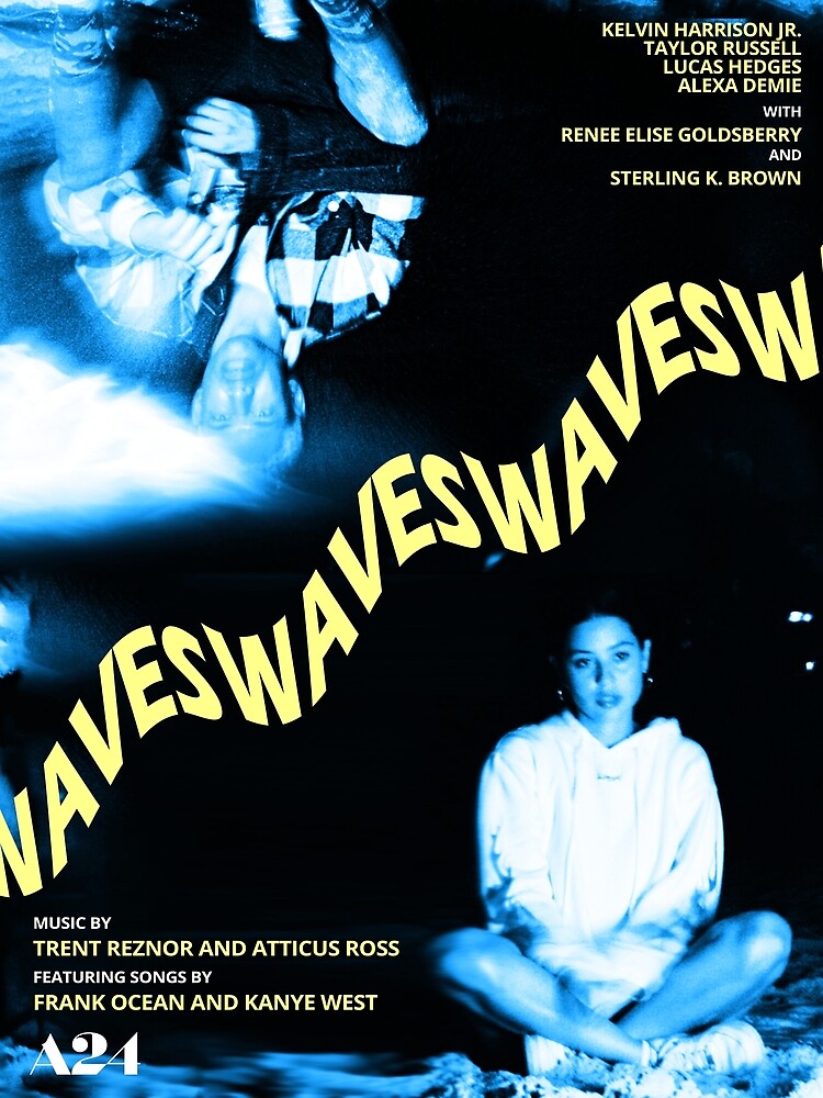 "WAVES a24 poster" Poster for Sale by thefirret | Redbubble