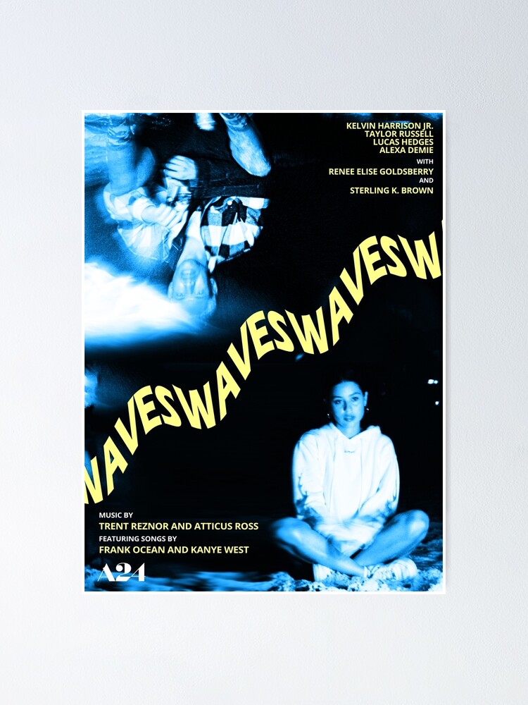 "WAVES a24 poster" Poster for Sale by thefirret | Redbubble