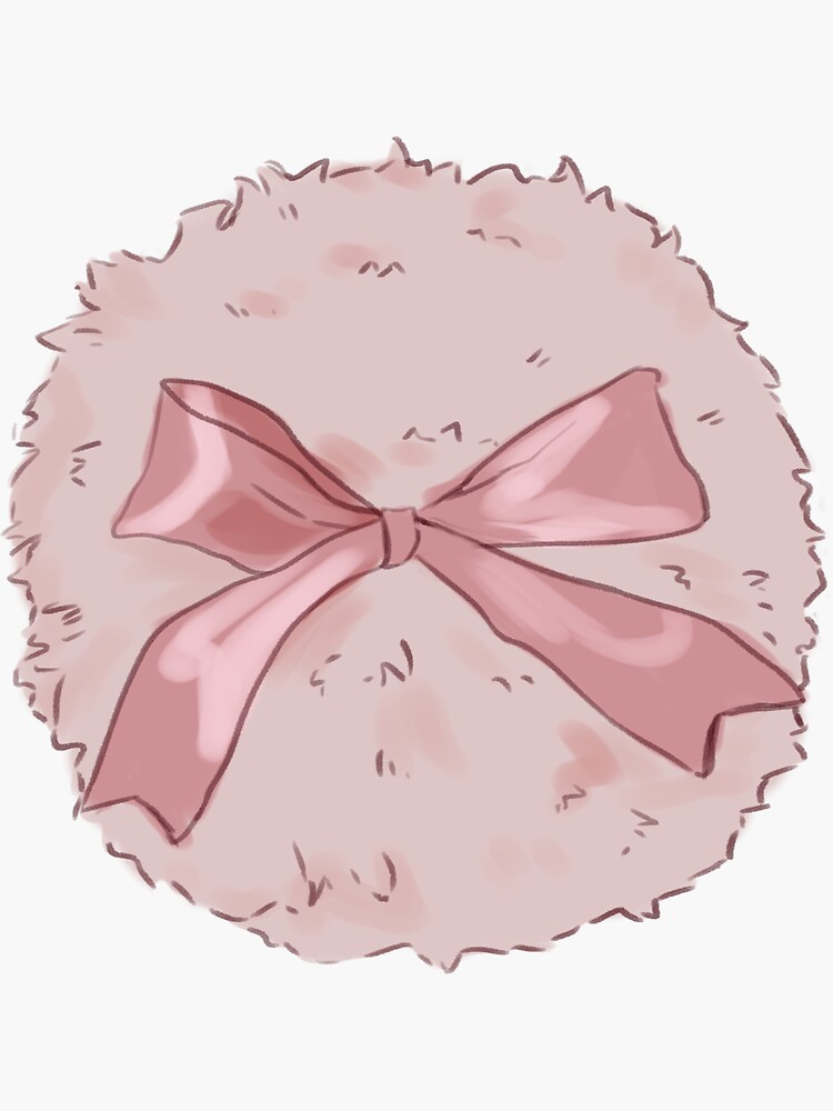 "Powder Puff" Sticker for Sale by sophiakzi | Redbubble