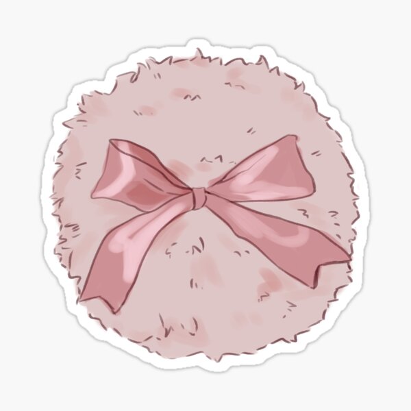 "Powder Puff" Sticker for Sale by sophiakzi | Redbubble