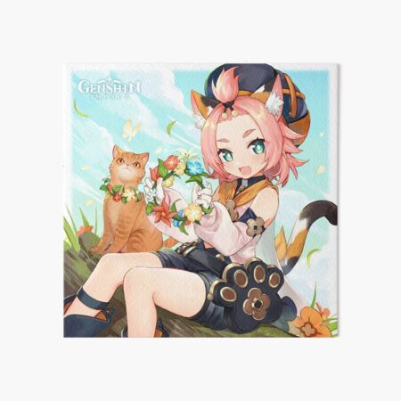"Genshin Impact - Diona Official Birthday Artwork 2022" Art Board Print ...