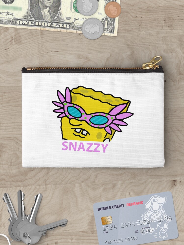 Snazzy Spongebob Squarepants Glasses Meme Makeup Bag sold by Tavo ...