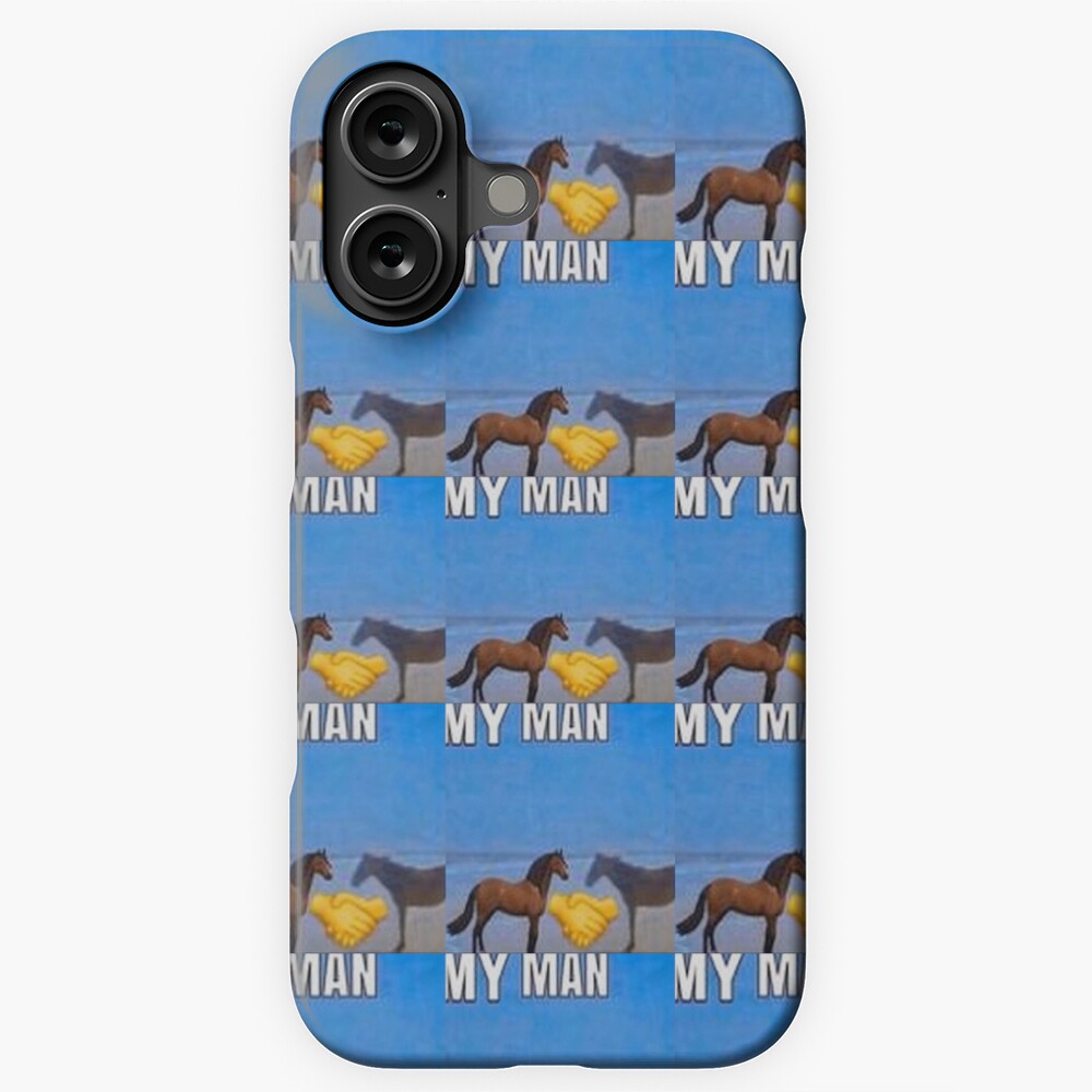 "Horse My Man" Sticker for Sale by Funnydankmemes | Redbubble