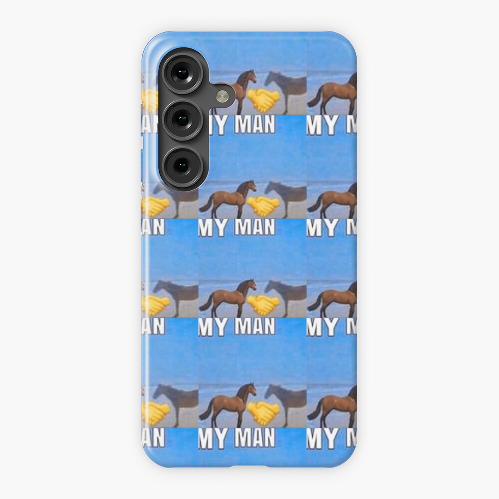 "Horse My Man" Sticker for Sale by Funnydankmemes | Redbubble