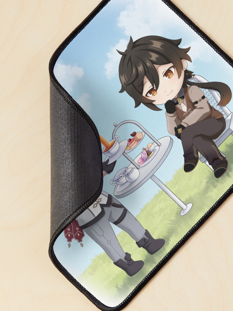 "Zhongli Childe - genshin impact childe and zhongli in tea party" Mouse ...