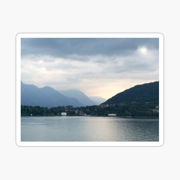 "Lake Como" Sticker by Love-Peaches | Redbubble
