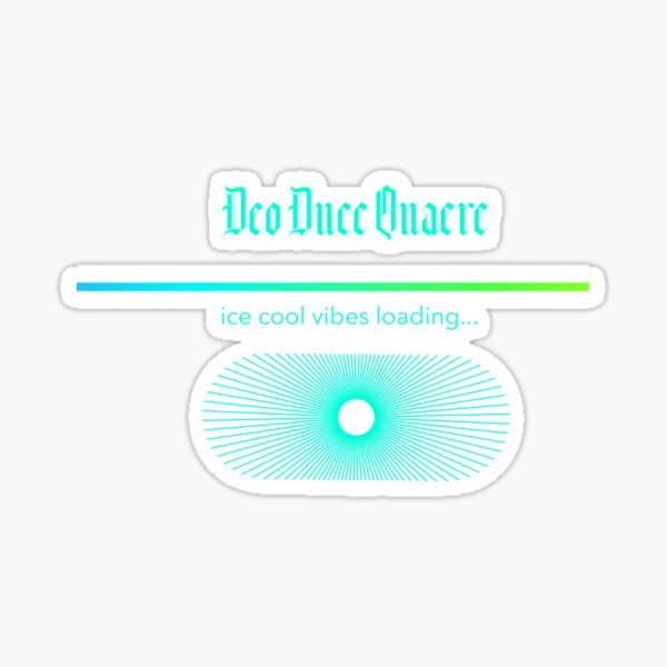 "High School Vibes Loading, Deo Duce Quaere- Jamaican Heritage" Sticker ...