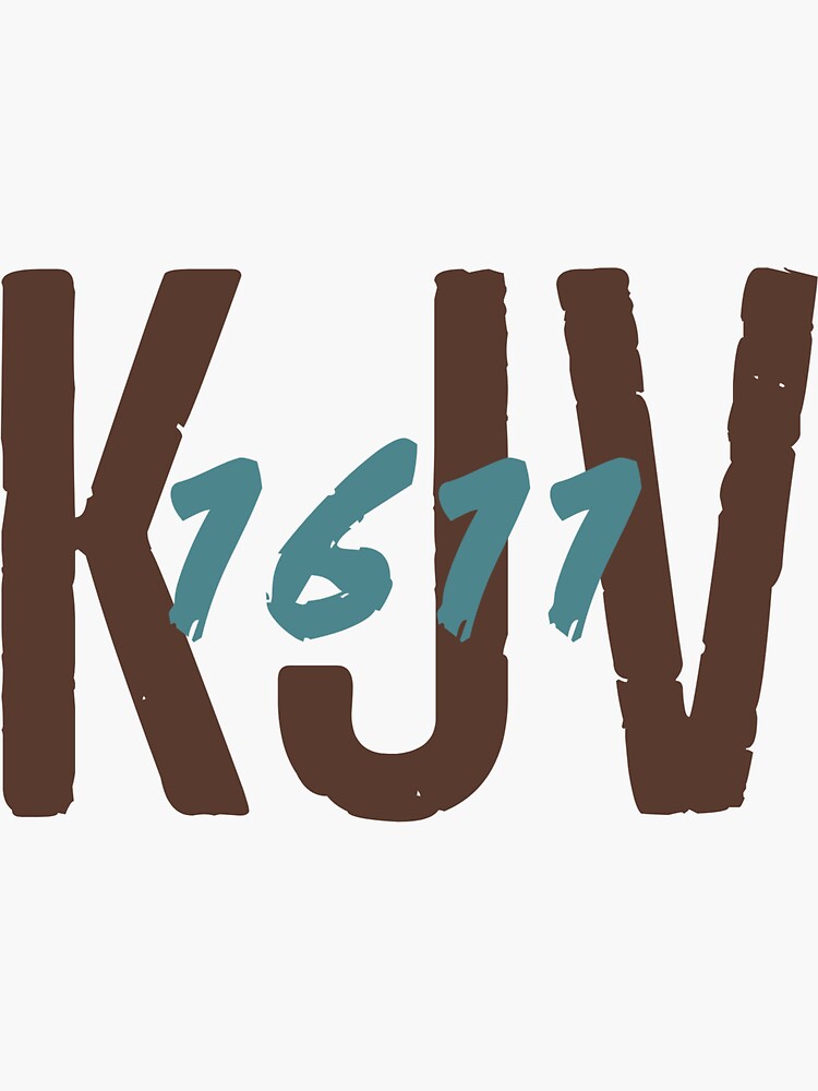 "kjv" Sticker for Sale by Rebekuhh | Redbubble