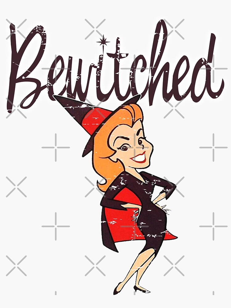 " Bewitched " Sticker for Sale by TVGone | Redbubble